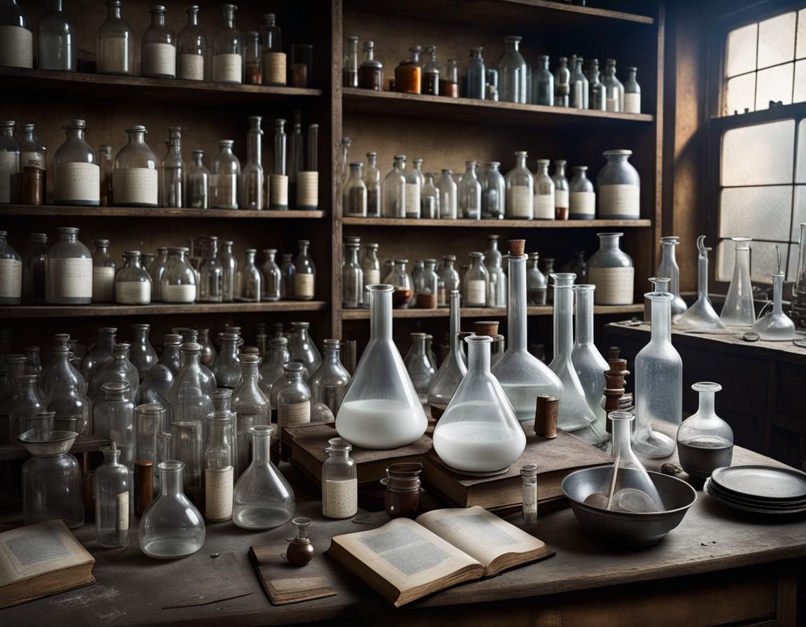 Old laboratory - AI Generated Artwork - NightCafe Creator