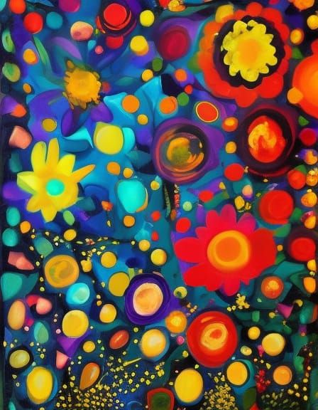 Waltz of the Peacocks no10 - AI Generated Artwork - NightCafe Creator