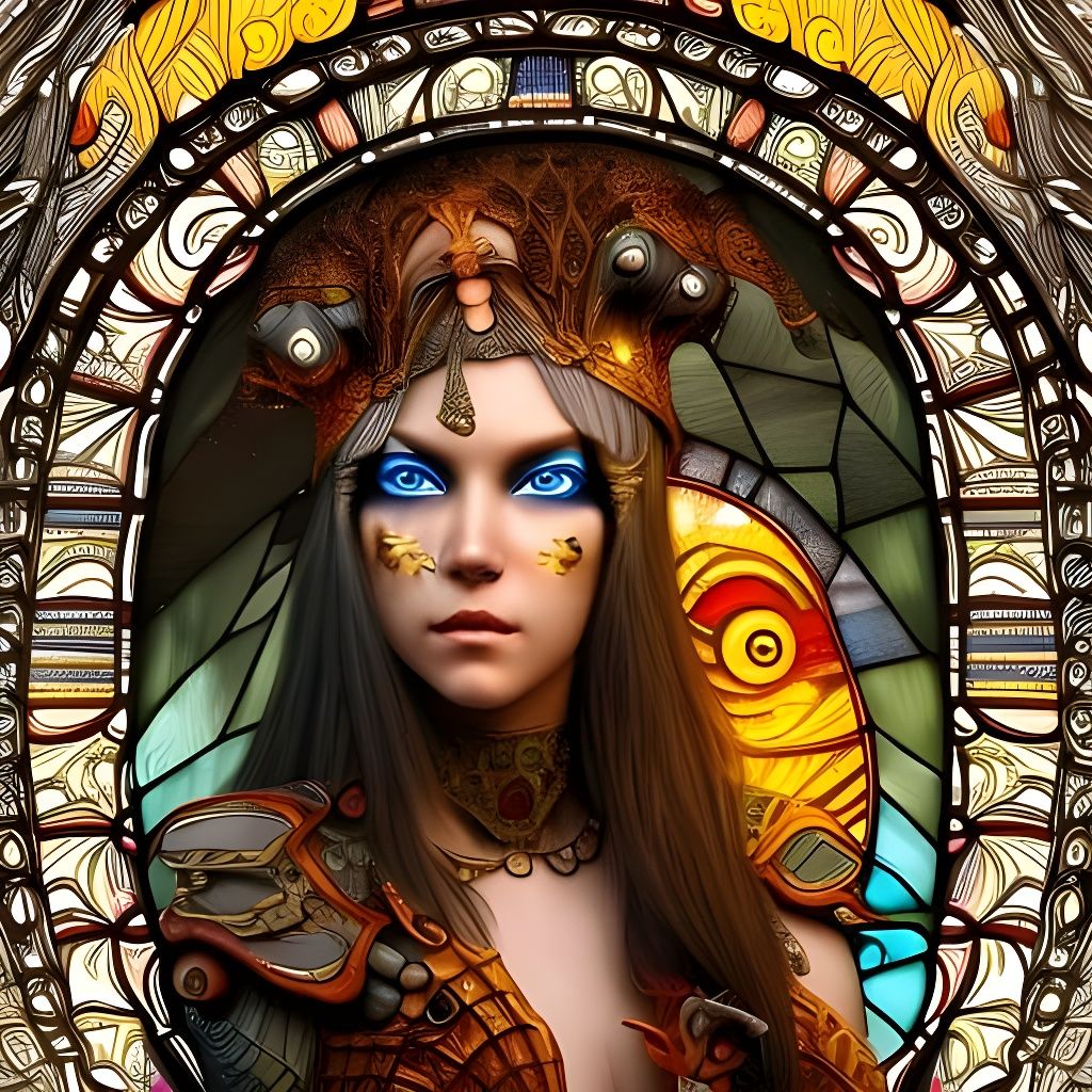 Stained Glass Goddesses: Goddess of Silver & Gold / Precious Metals ...