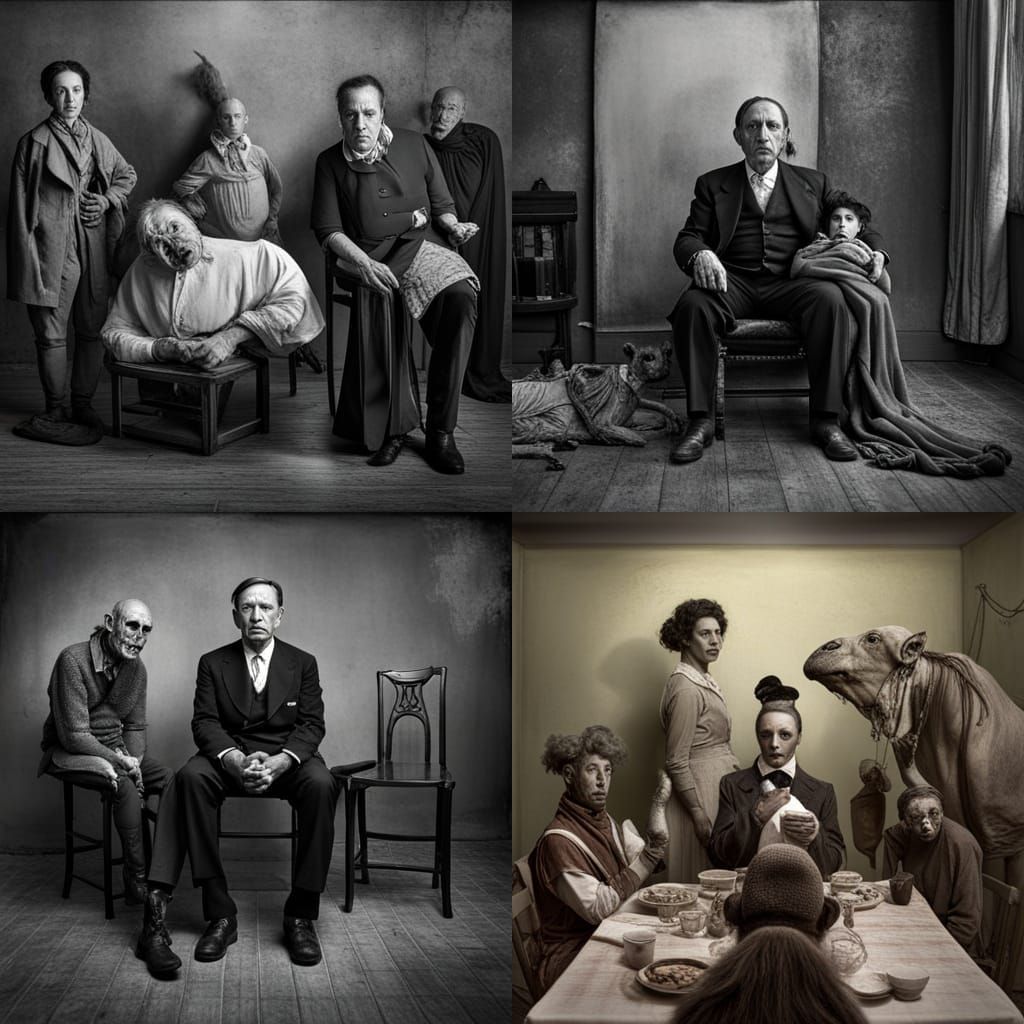 color. There are color photo a family of true Spanish toreros. It's a ...