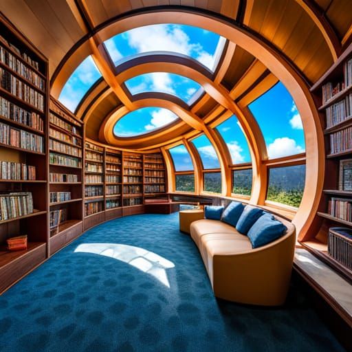 library - AI Generated Artwork - NightCafe Creator