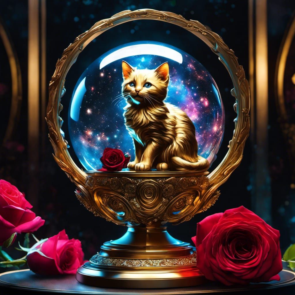 Best in Show Cat Award Trophy - AI Generated Artwork - NightCafe Creator