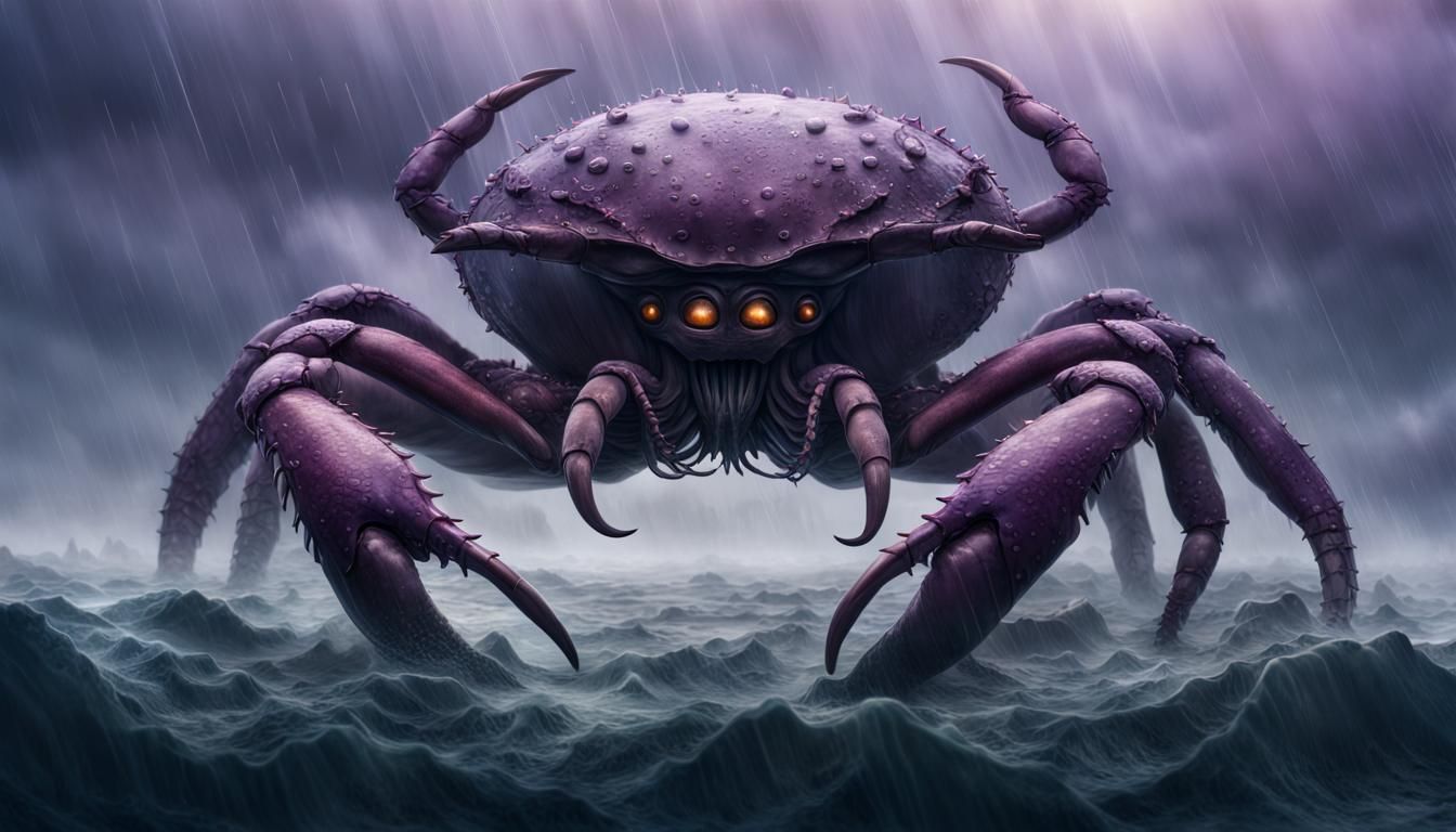 Basatan Master of the Crabs - AI Generated Artwork - NightCafe Creator