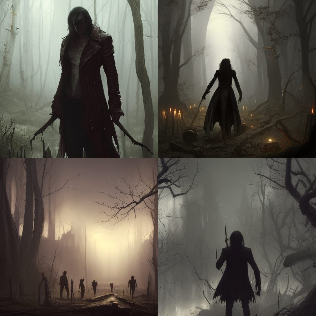 Vampire hunting - AI Generated Artwork - NightCafe Creator