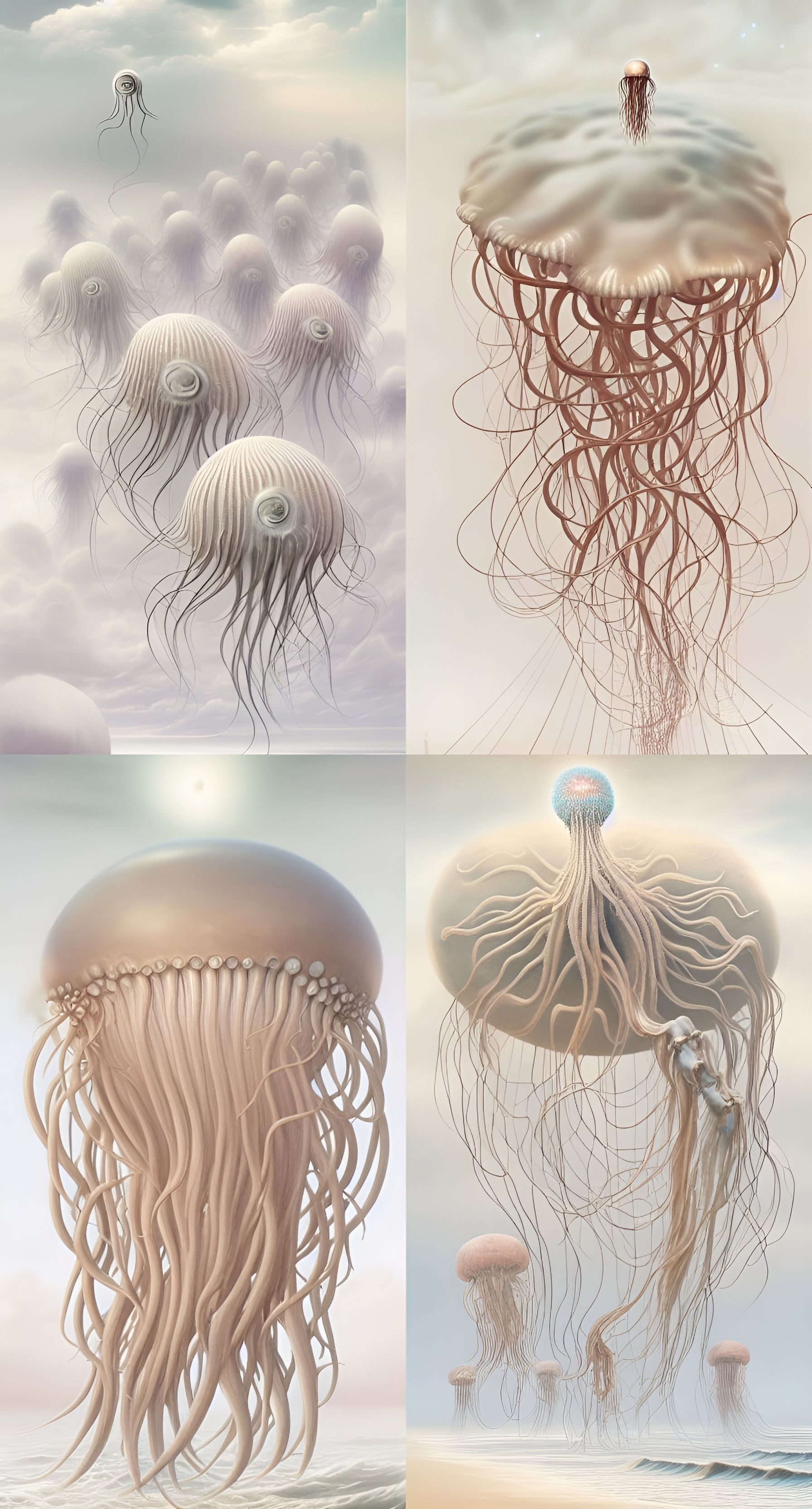 Spirit Jellyfish Life Cycle : r/nightcafe