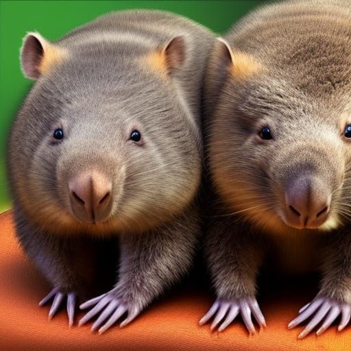 Wombats - AI Generated Artwork - NightCafe Creator