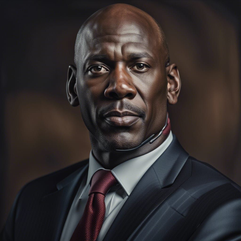 Ritratto in alta qualità di Michael Jordan - AI Generated Artwork ...