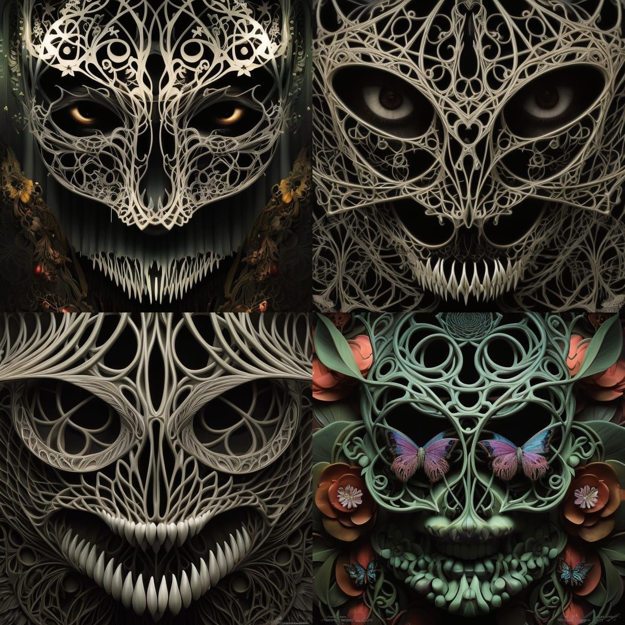 Skulls - AI Generated Artwork - NightCafe Creator