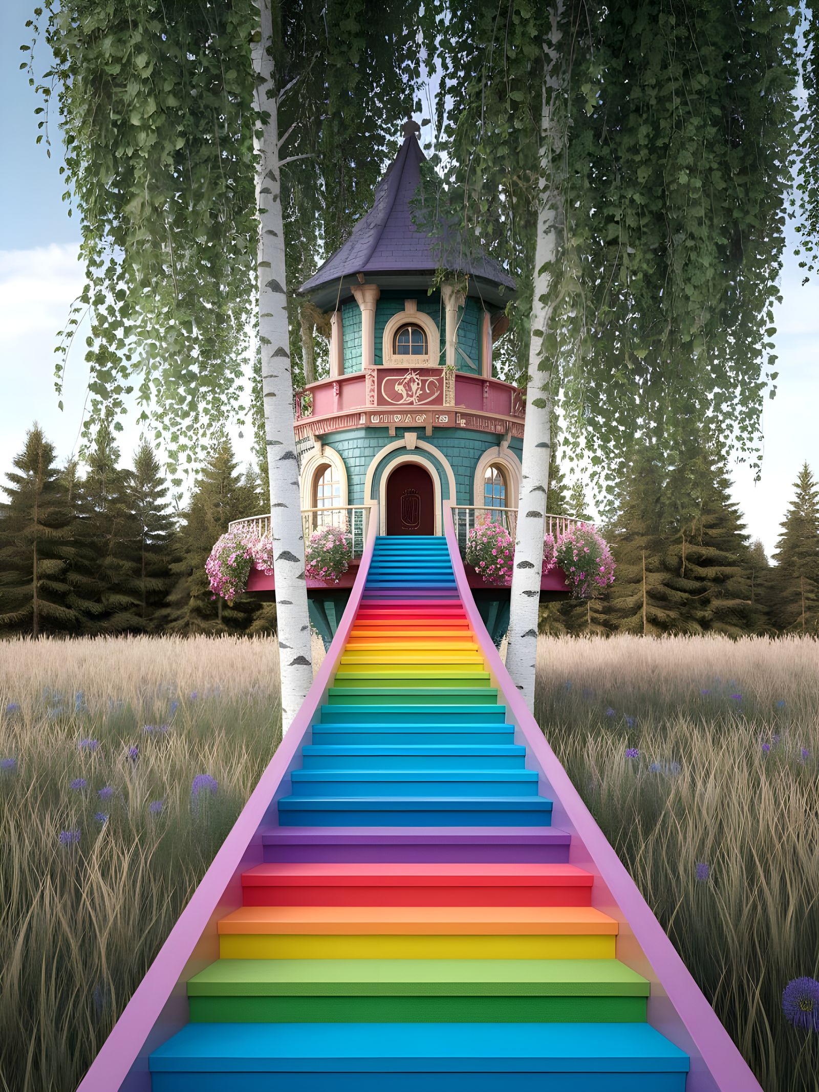 Fairytale Treehouse Castle - Fairytale Treehouse Castle