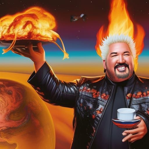 Guy Fieri - AI Generated Artwork - NightCafe Creator