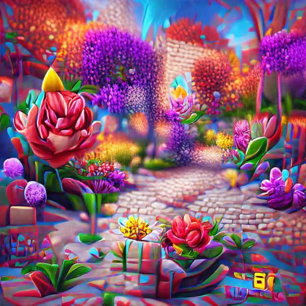 Secret flower garden 8K 3D #film 8k resolution Behance HD beautiful ...