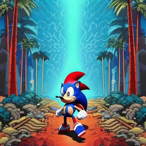 Sonic the Hedgehog - AI Generated Artwork - NightCafe Creator