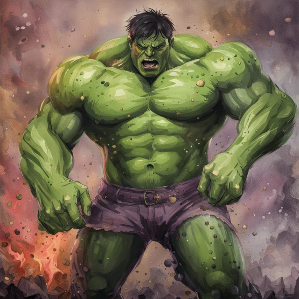 The Incredible Hulk - AI Generated Artwork - NightCafe Creator
