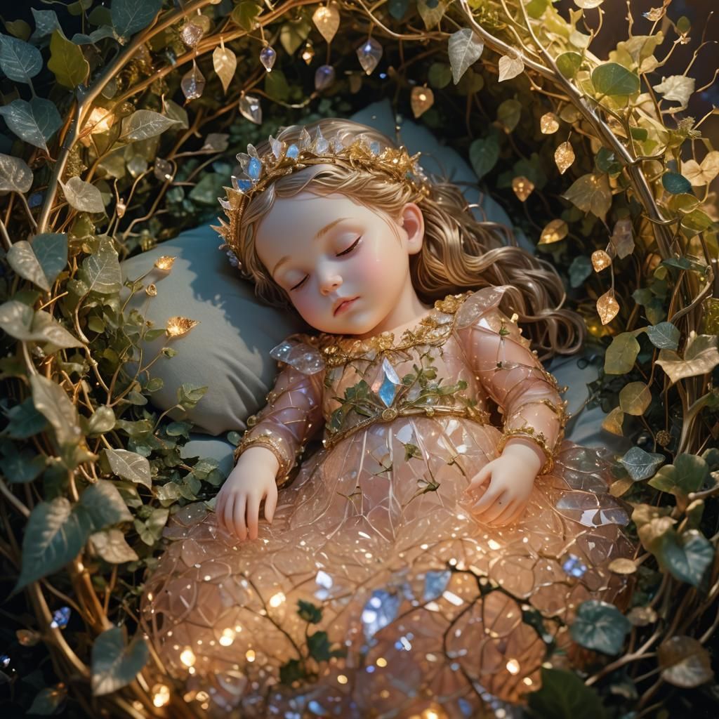 Sleeping Princess - AI Generated Artwork - NightCafe Creator