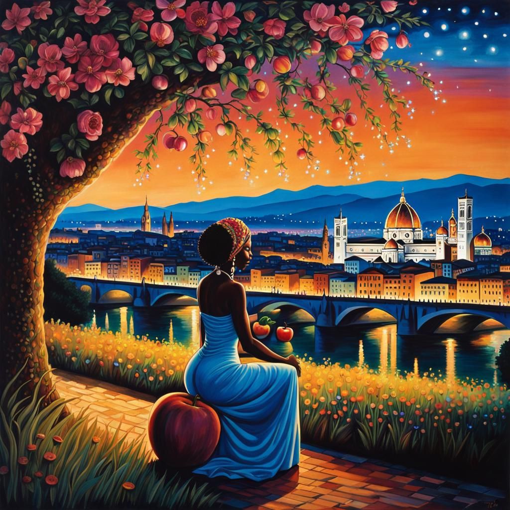 Apple night - AI Generated Artwork - NightCafe Creator