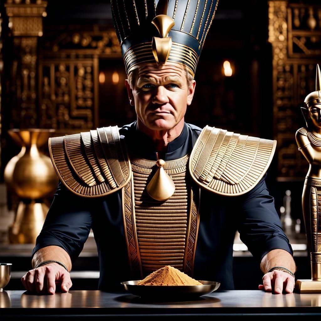 Gordon Ramesses the Great - AI Generated Artwork - NightCafe Creator