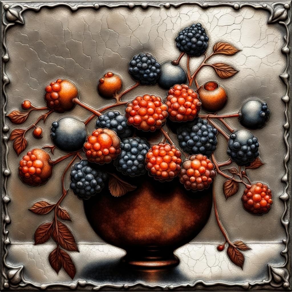 wild berries - AI Generated Artwork - NightCafe Creator