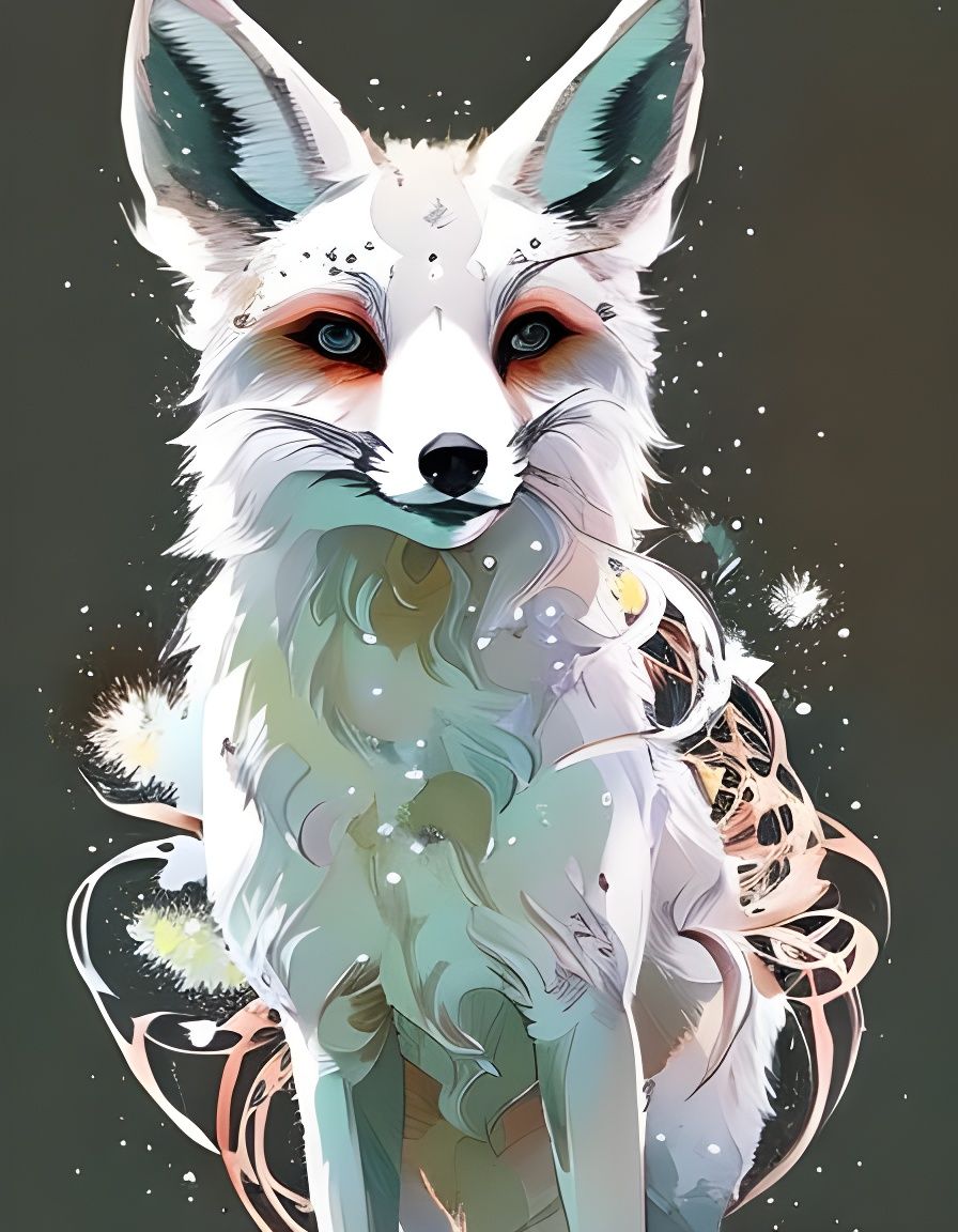 Fantastical fae fox ♡ - AI Generated Artwork - NightCafe Creator