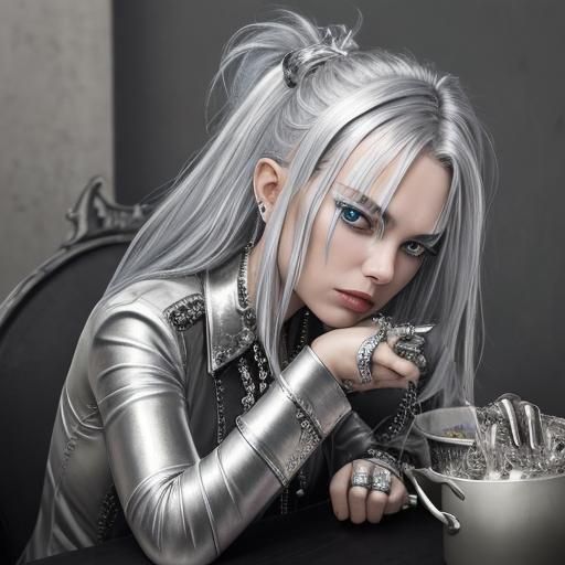 Silver - AI Generated Artwork - NightCafe Creator