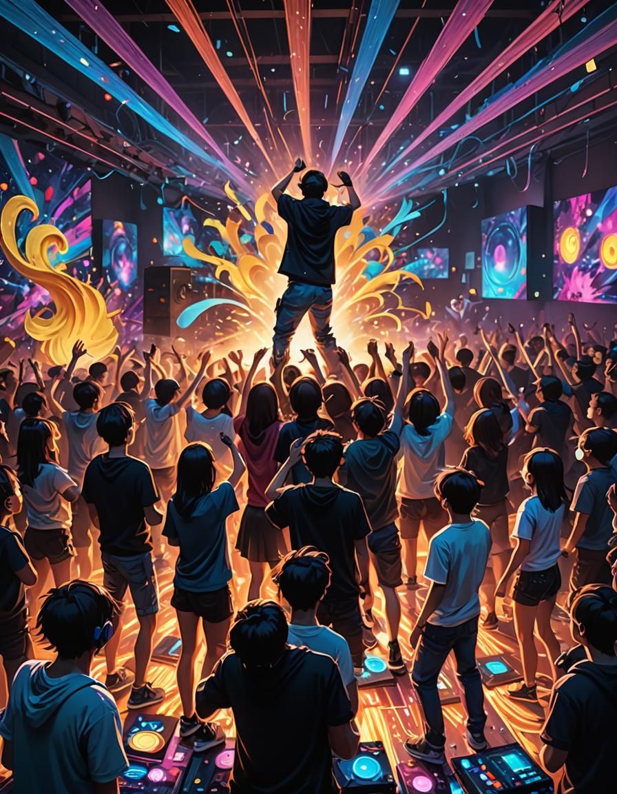 Rave - AI Generated Artwork - NightCafe Creator