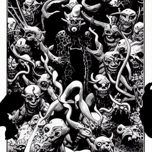 Album art for Cemetery Static/ROT split - AI Generated Artwork ...