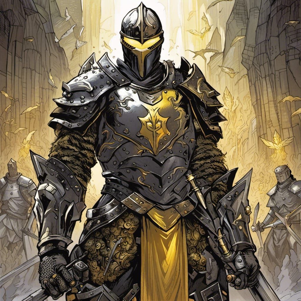 Eclipse Knight - AI Generated Artwork - NightCafe Creator