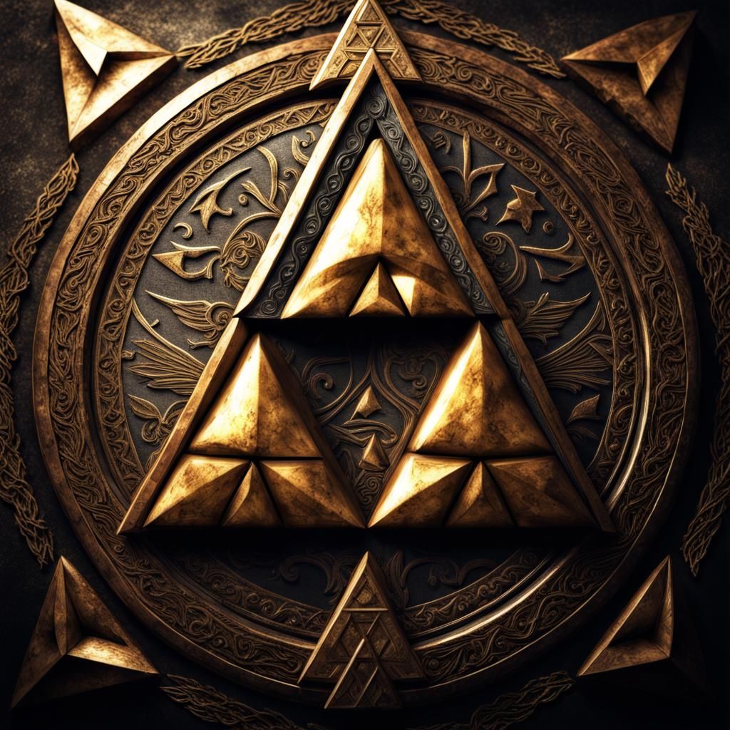 Ancient Triforce - AI Generated Artwork - NightCafe Creator