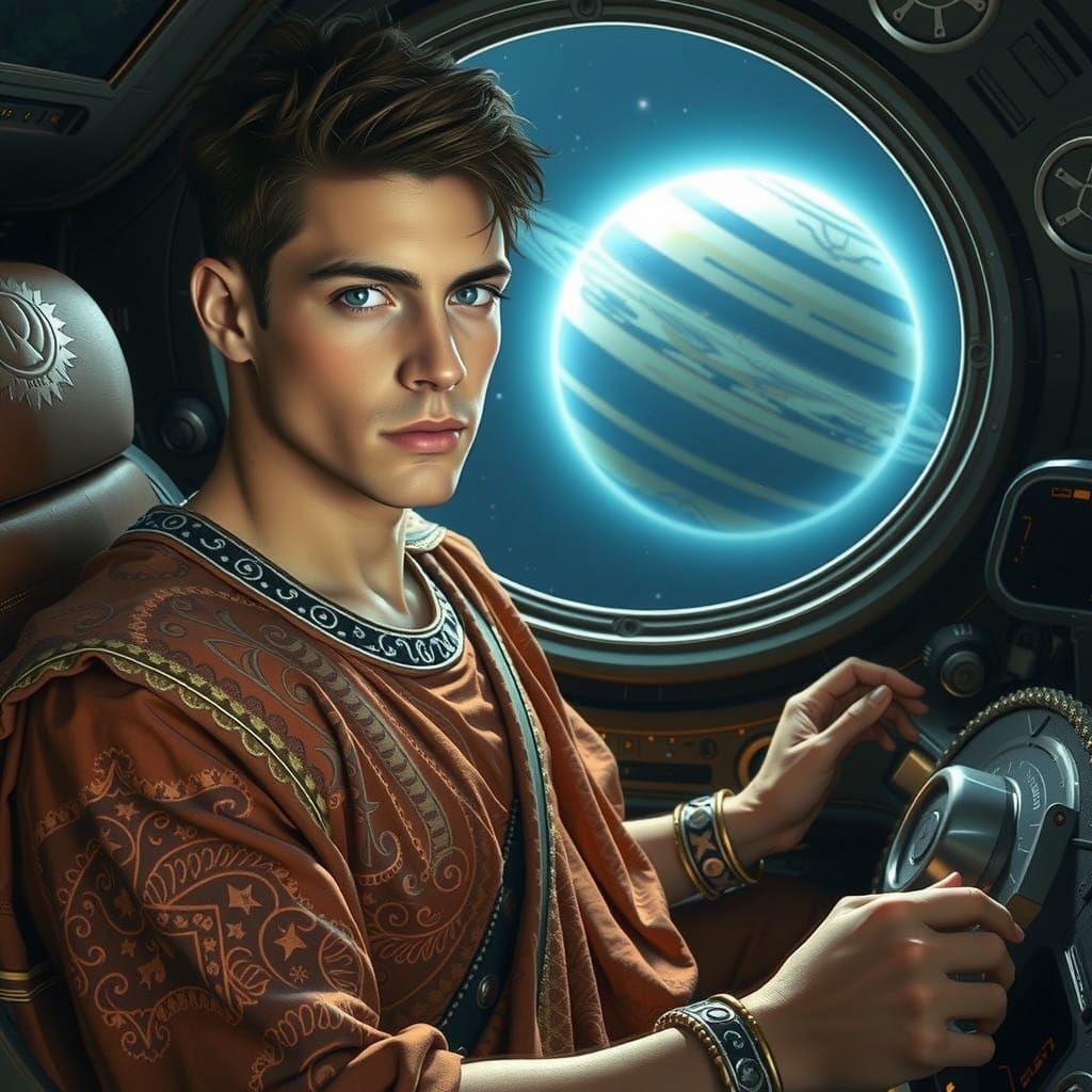 Astronavigator Romanus 241230A - Roman Space Explorer in Cos...