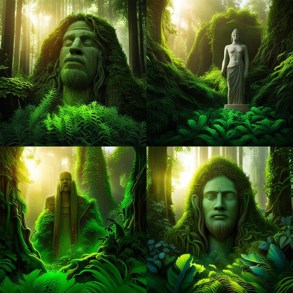 Ancient Statue v2 - AI Generated Artwork - NightCafe Creator