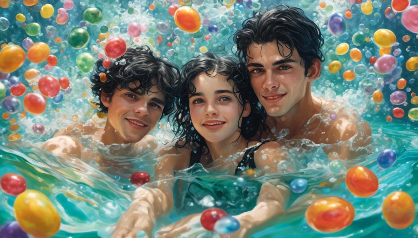 Siblings selfie - AI Generated Artwork - NightCafe Creator