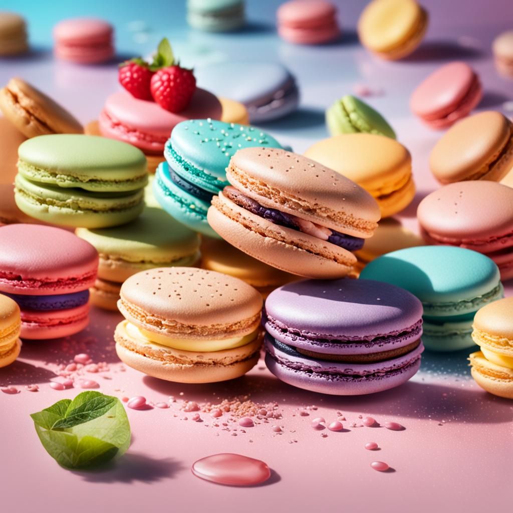 Macarons for You! V2 - AI Generated Artwork - NightCafe Creator