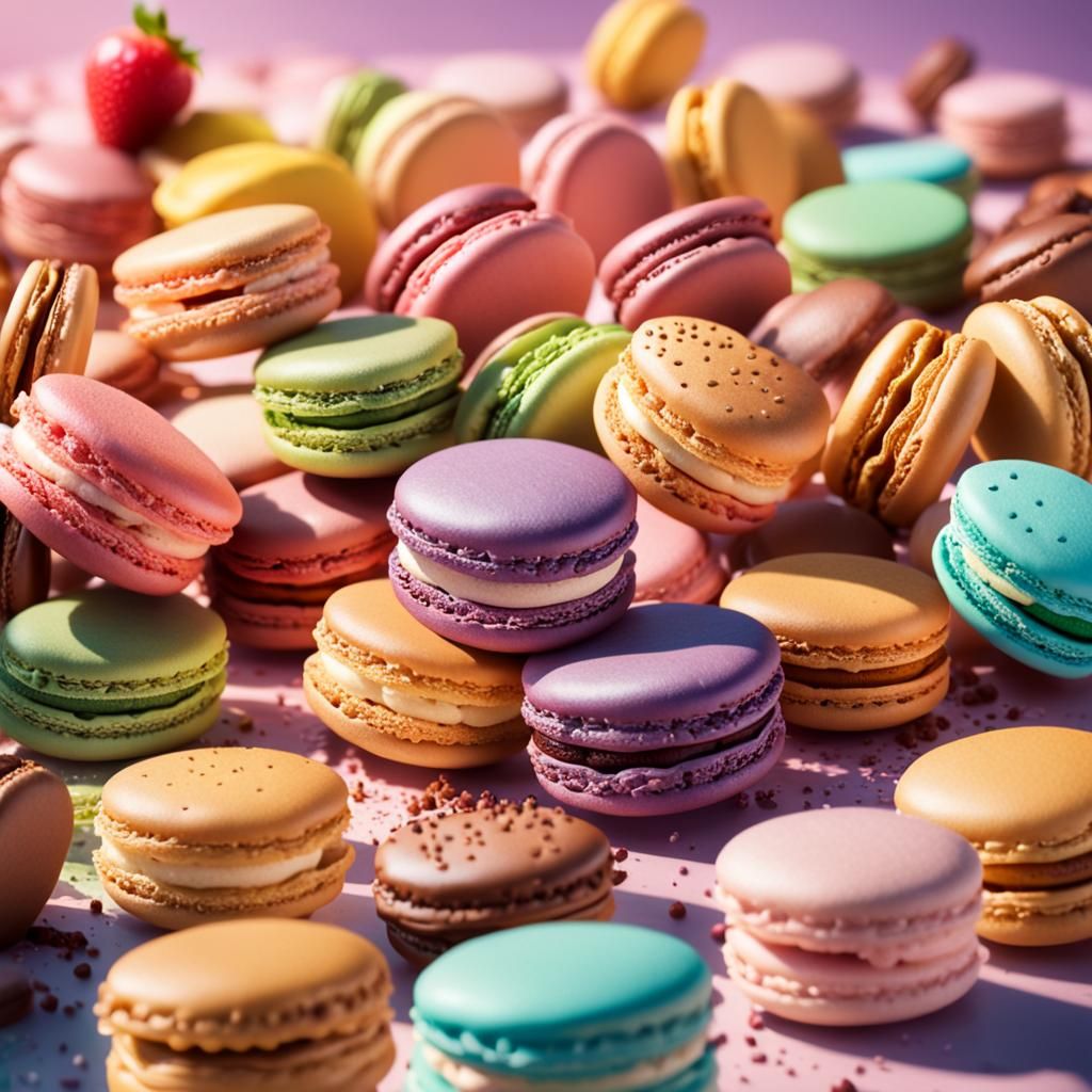 Macarons for you! V3 - AI Generated Artwork - NightCafe Creator