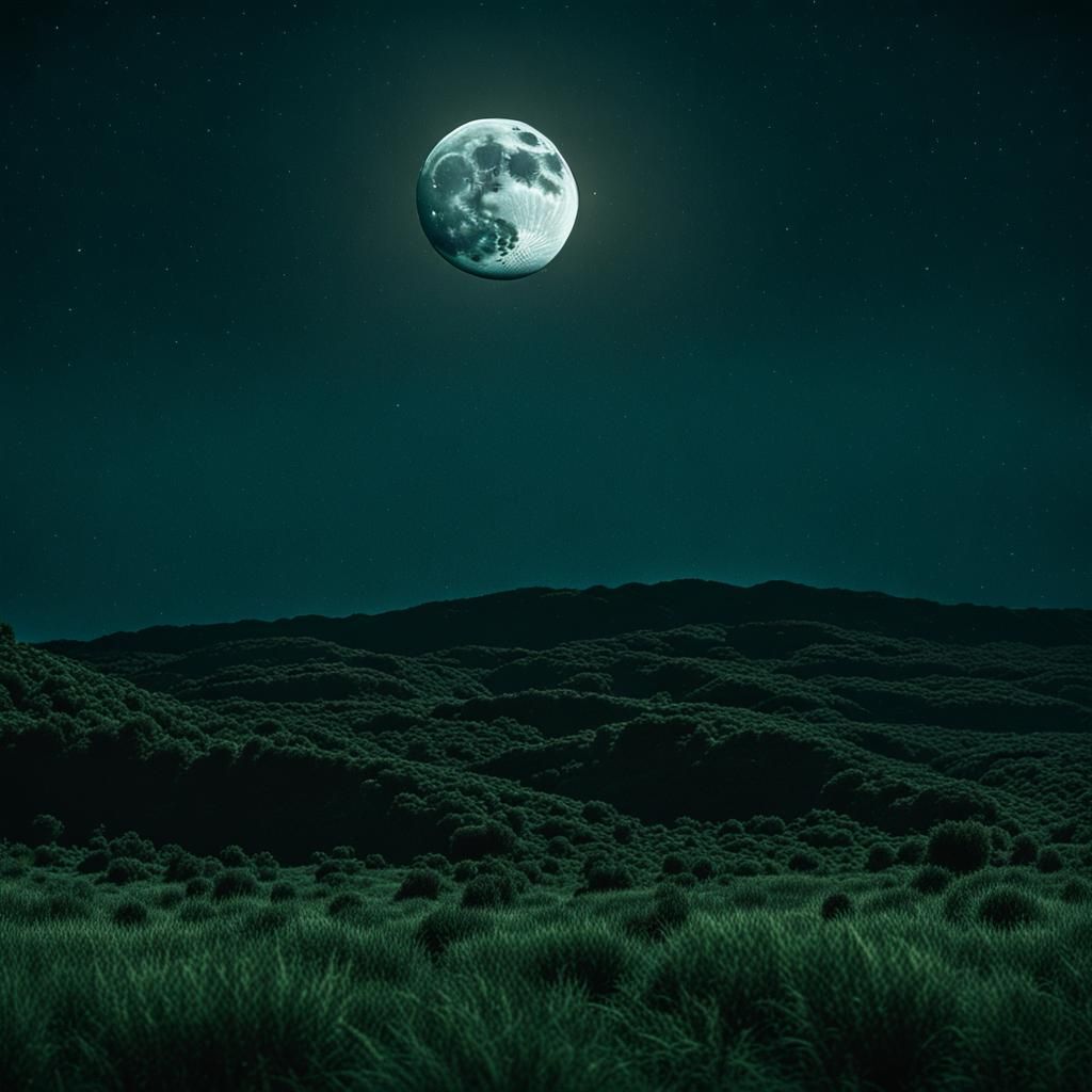 Full moon effect - AI Generated Artwork - NightCafe Creator