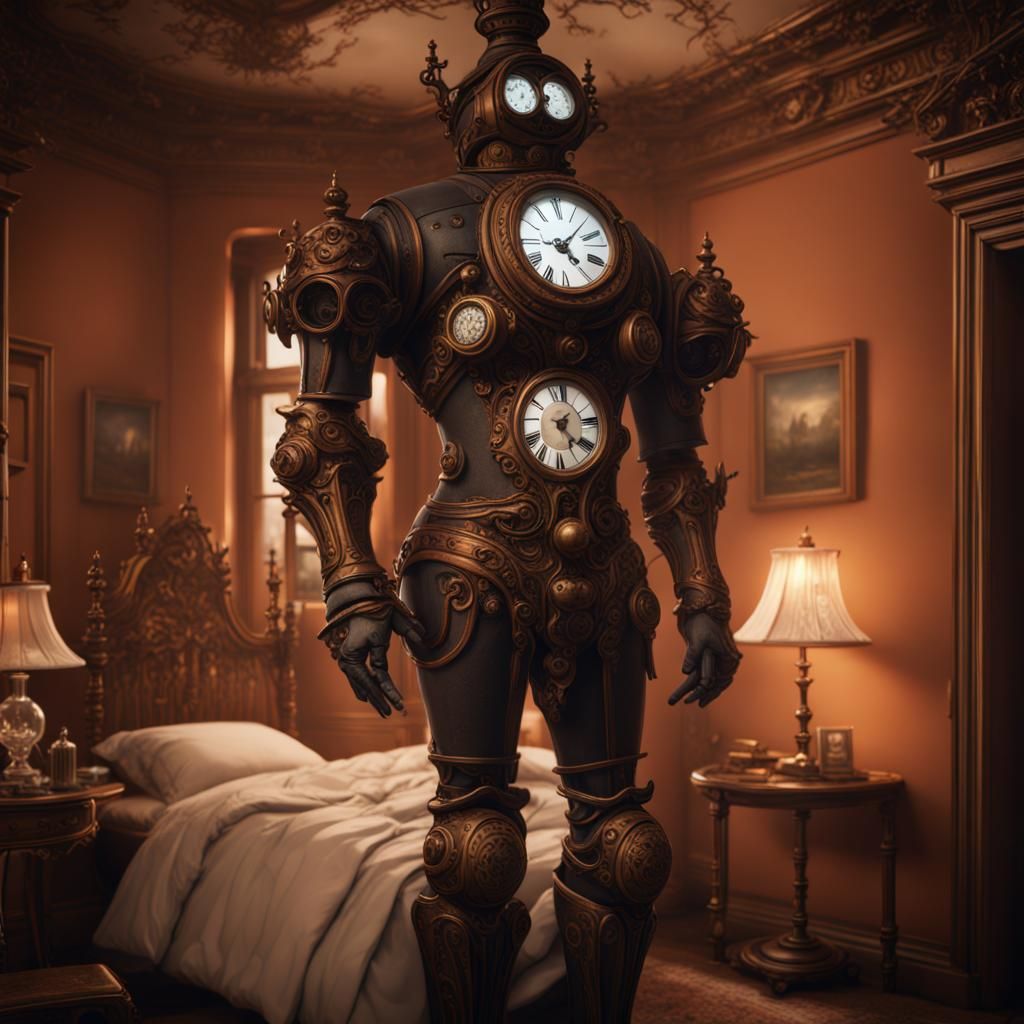Clockman - AI Generated Artwork - NightCafe Creator