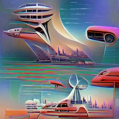 Retrofuturism - AI Generated Artwork - NightCafe Creator
