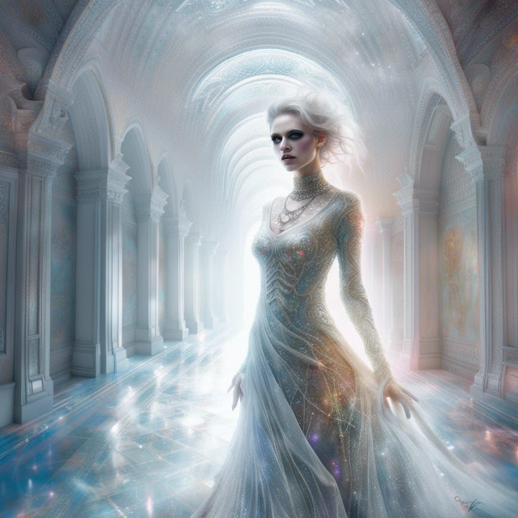 Pale Lady - AI Generated Artwork - NightCafe Creator