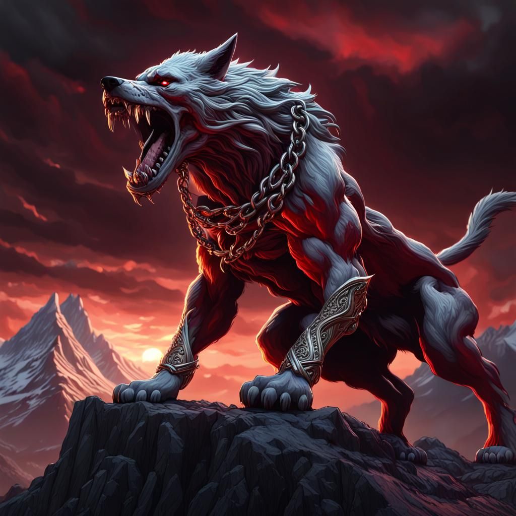 Fenrir v1 - AI Generated Artwork - NightCafe Creator