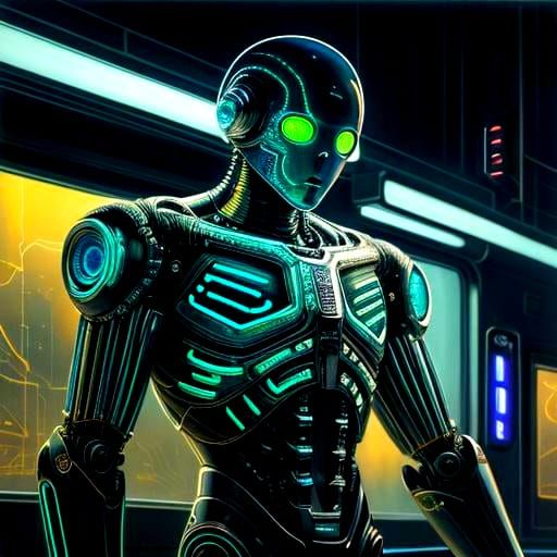 Neon robot - Neon robot