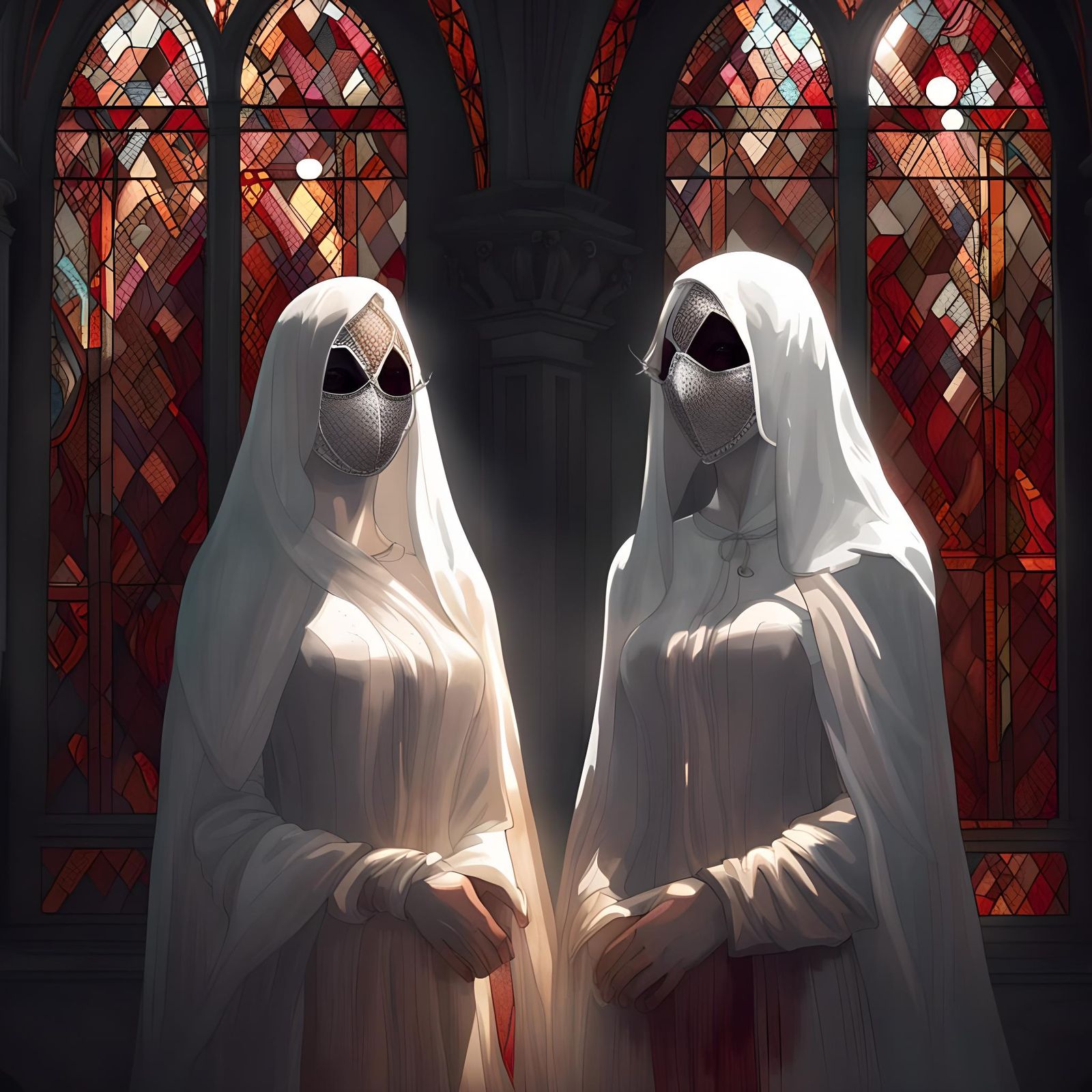 Masked Intentions - AI Generated Artwork - NightCafe Creator