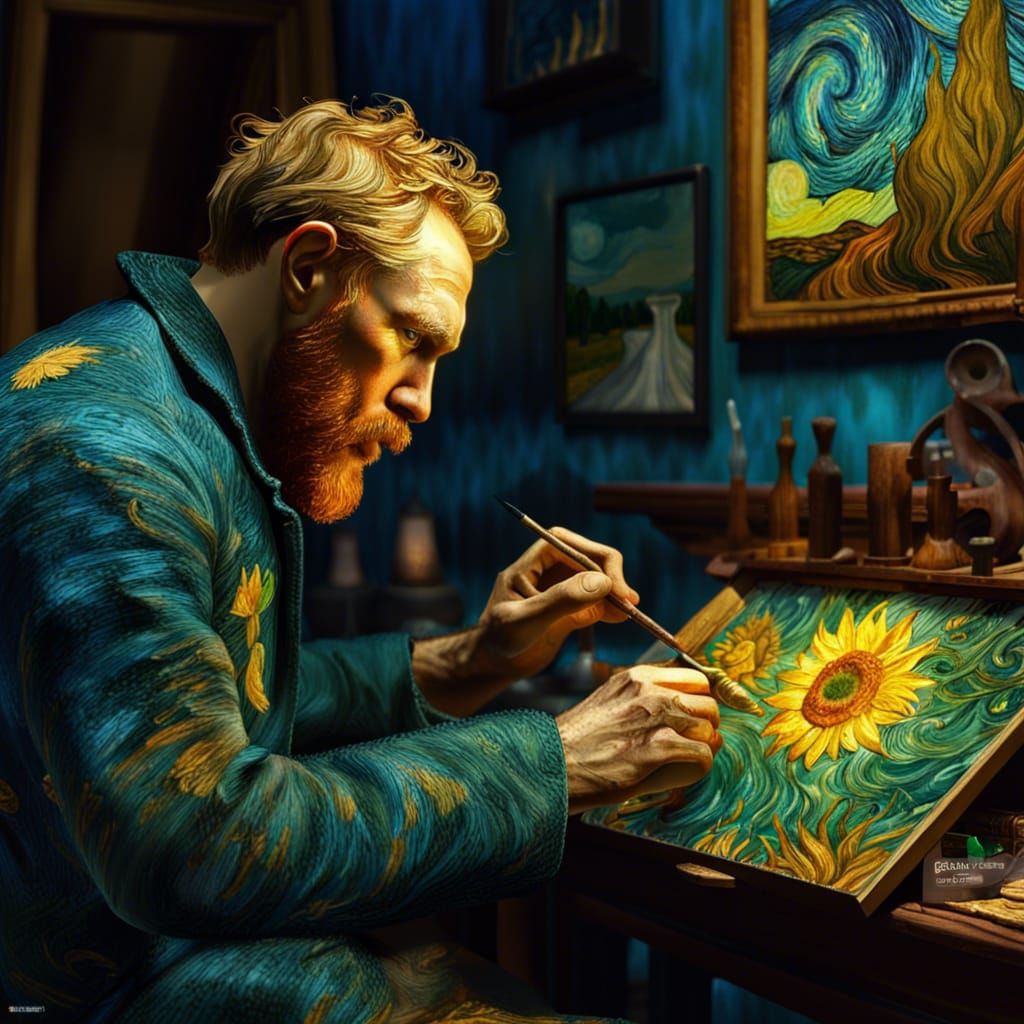 Vincent van Gogh - AI Generated Artwork - NightCafe Creator