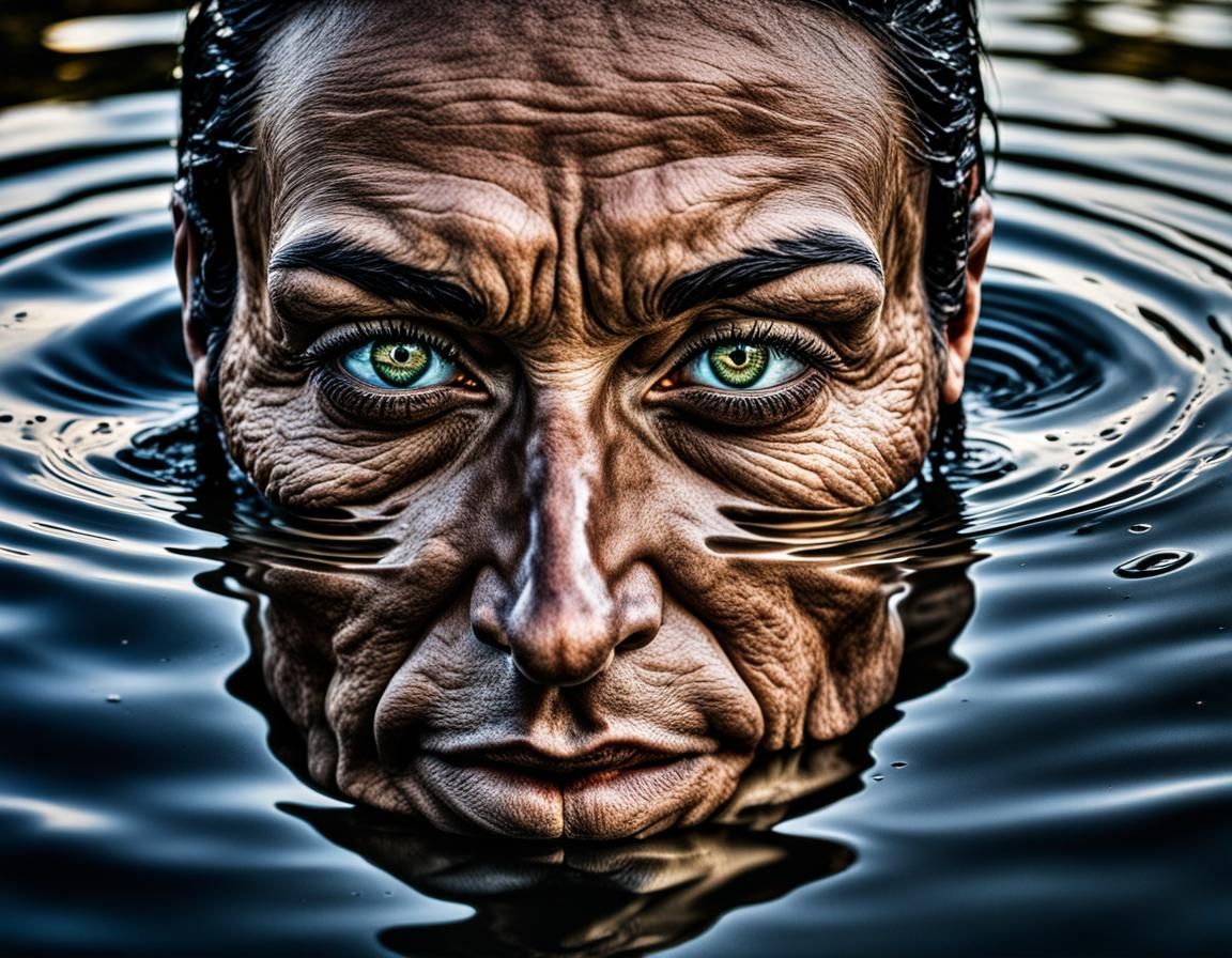 Facial Reflections (series) - AI Generated Artwork - NightCafe Creator