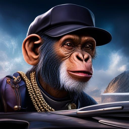 Chimp Cruise - AI Generated Artwork - NightCafe Creator