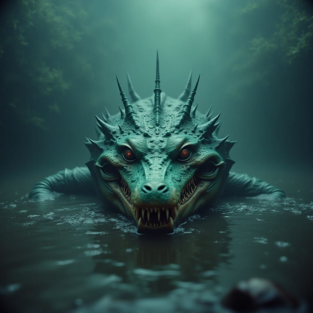 Altamaha-ha of Georgia II - Surreal, Biomechanical Sea Monst...