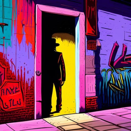 Cyberpunk Shadow - AI Generated Artwork - NightCafe Creator