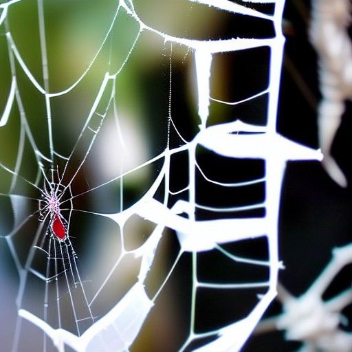 orb weaver spider and web - AI Generated Artwork - NightCafe Creator