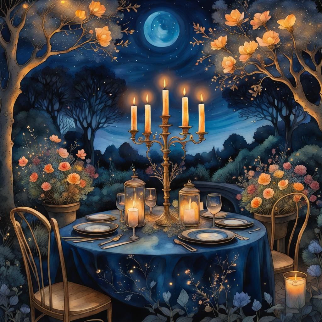 Dinner - AI Generated Artwork - NightCafe Creator