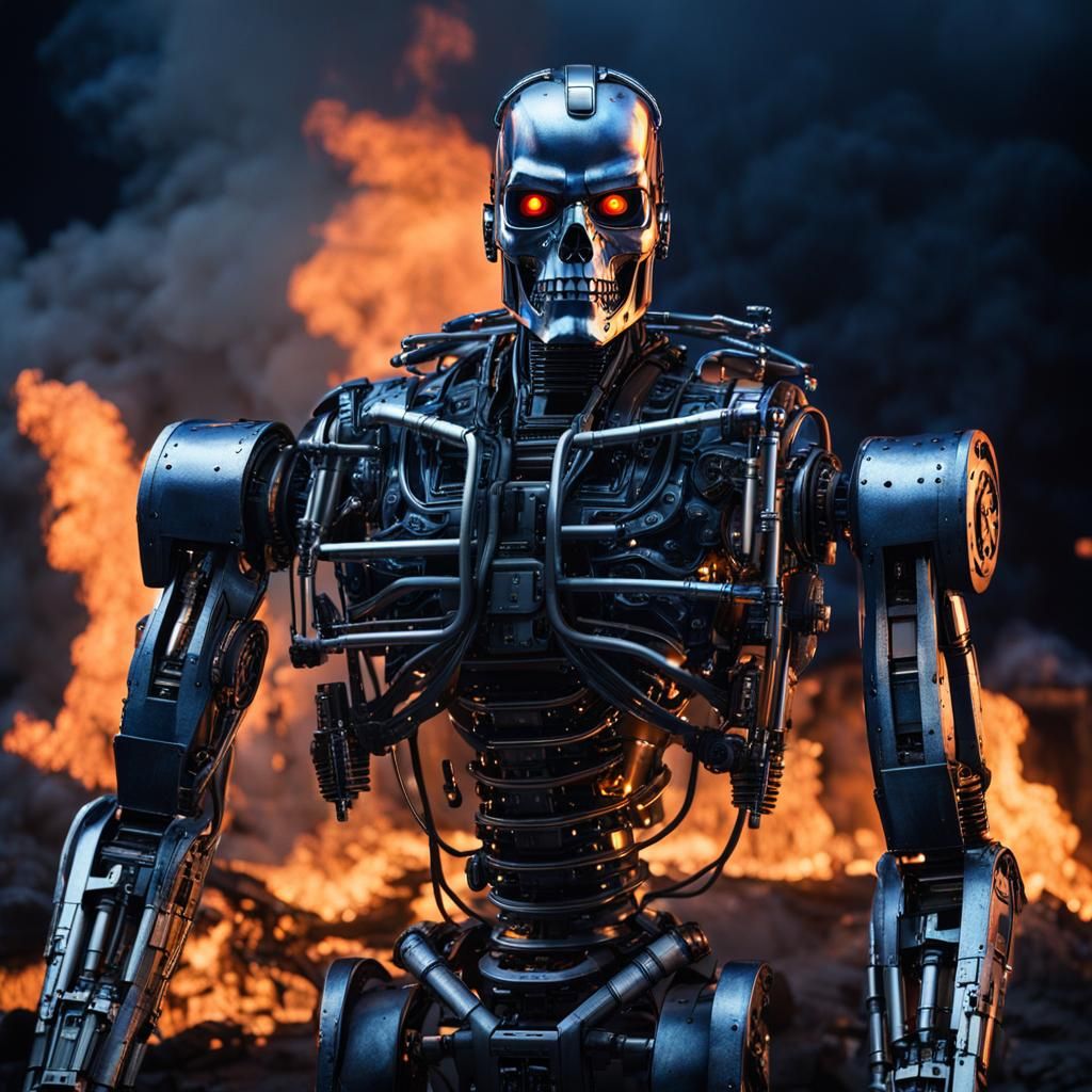 Terminator Art 6 - AI Generated Artwork - NightCafe Creator