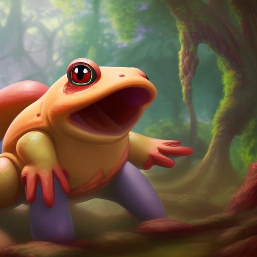 Toad Pokemon - AI Generated Artwork - NightCafe Creator