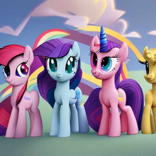 My Little Pony- Generation 6 Mane Four