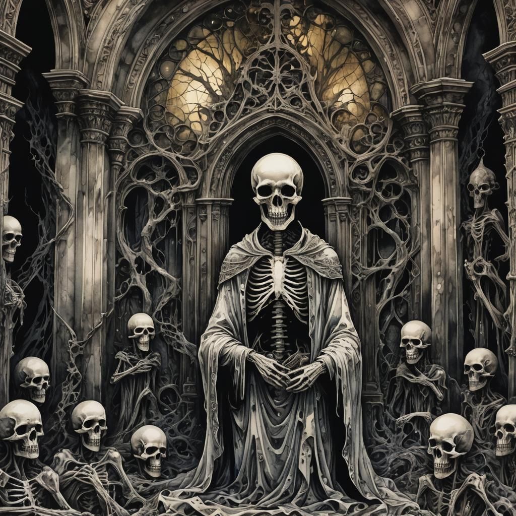 Spiritual Death - AI Generated Artwork - NightCafe Creator